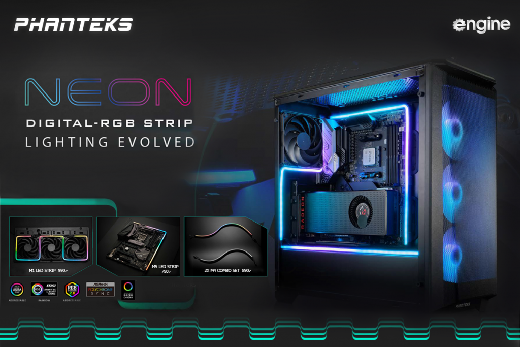 PHANTEKS เปิดตัว NEON DIGITAL-RGB-STRIP LIGHING EVOLED - Tech-hangout