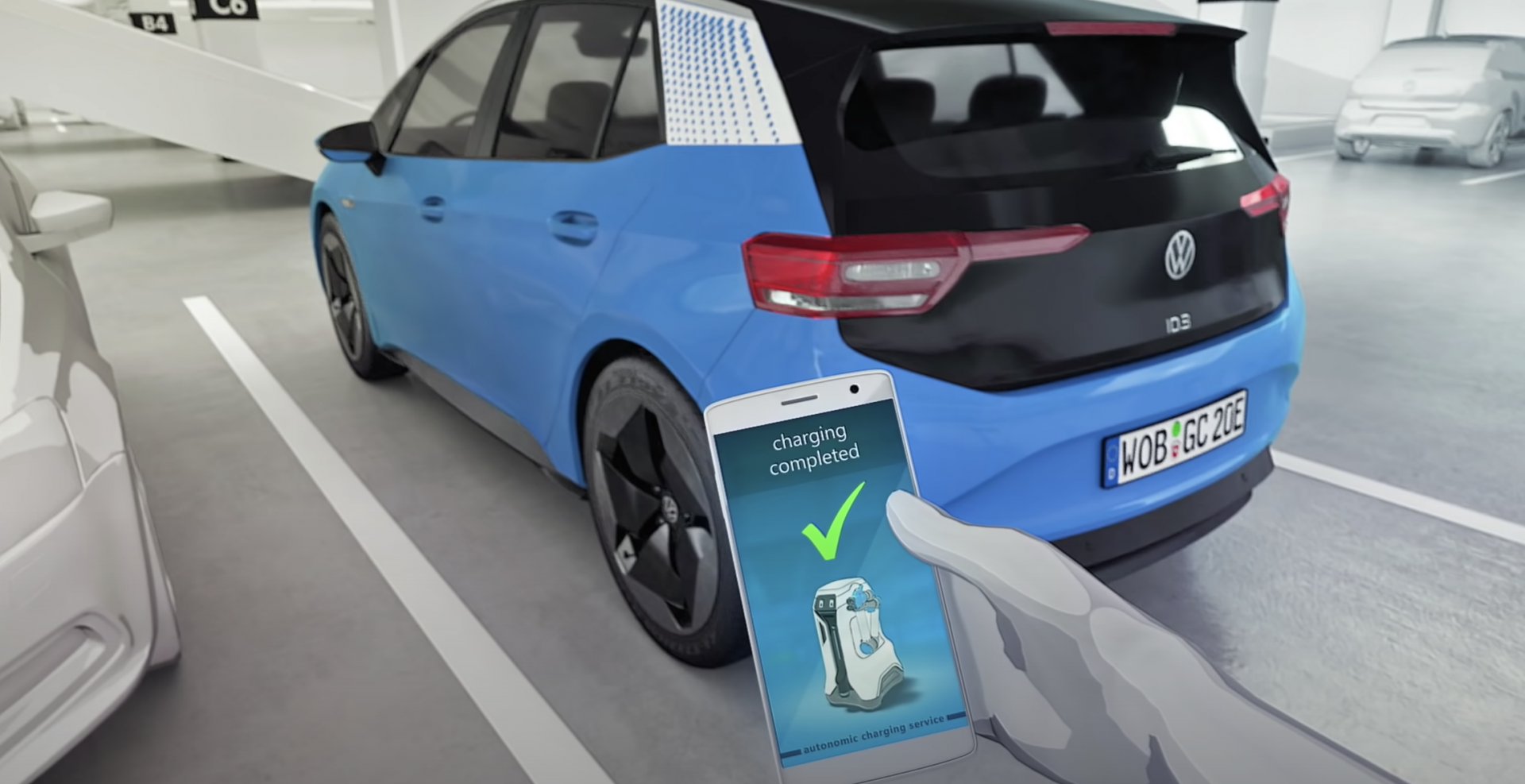 R2-D2 มาเอง ! Volkswagen เผยทีเซอร์ หุ่นยนต์ชาร์จรถยนต์ไฟฟ้า อัตโนมัติ ...