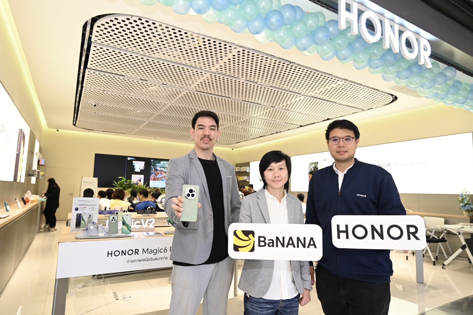 รวมภาพบรรยากาศความประทับใจกิจกรรม HONOR Magic6 Pro Blue Carpet ณ HONOR ...