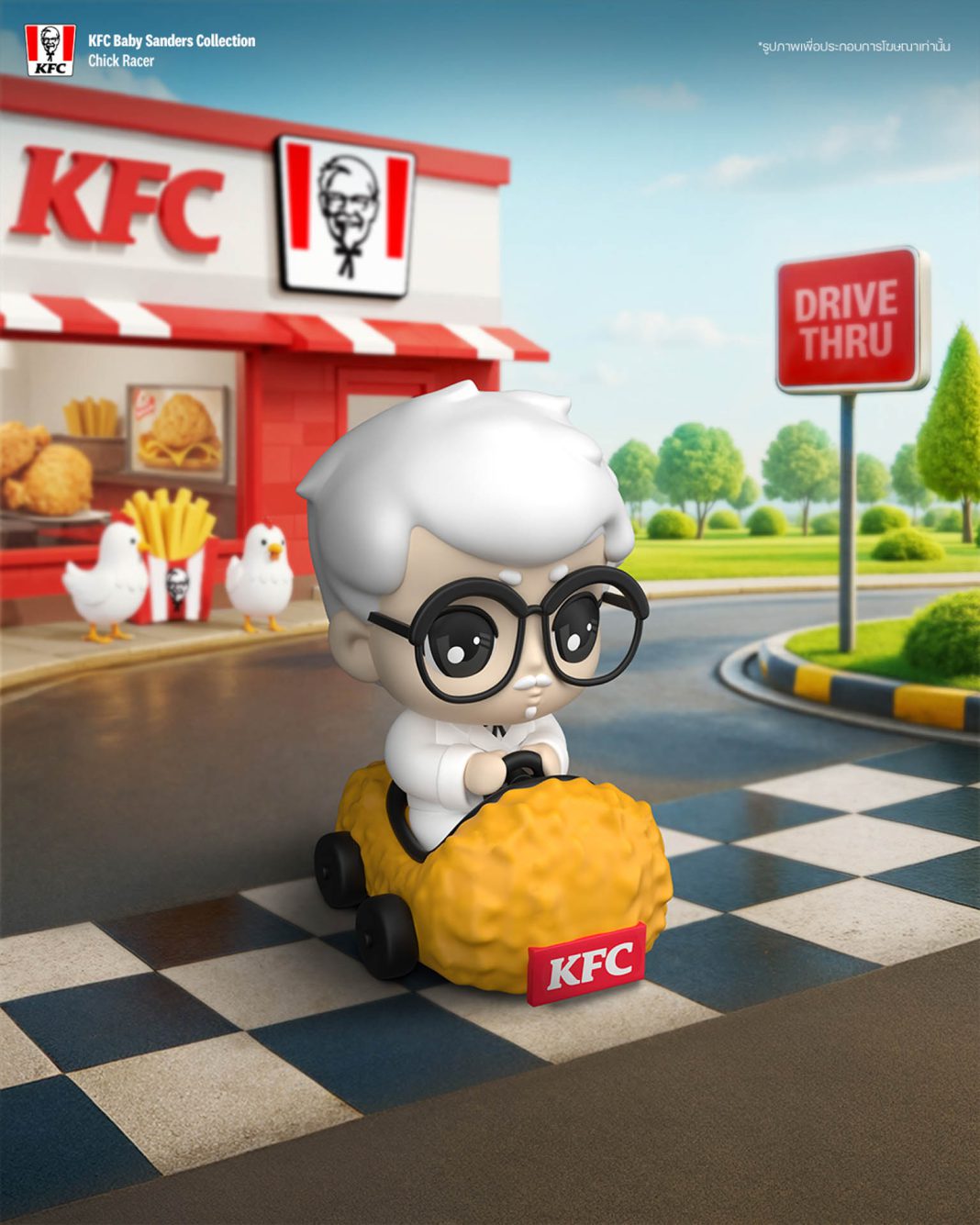 KFC ประเทศไทยฉลองเดือนเกิดผู้พันเปิดตัวกล่องสุ่มลิมิเต็ด “เบบี้แซนเดอร์ ...