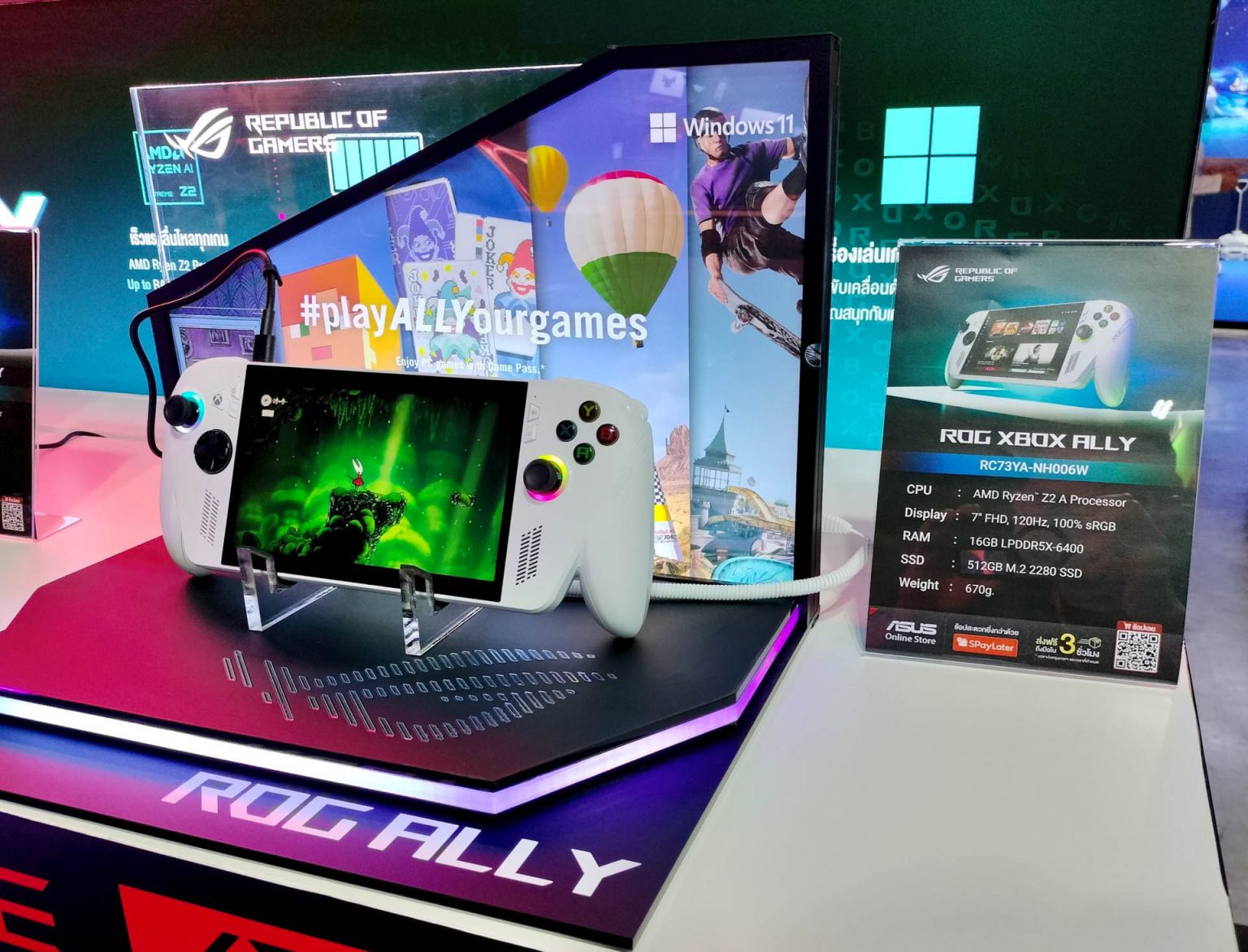 ROG เปิดตัว ROG Xbox Ally ทั้ง 2 รุ่นในงาน gamescom asia X Thailand Game Show 2025 - Tech-hangout